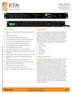 AC Sequence and Controller Monitor ETA Systems